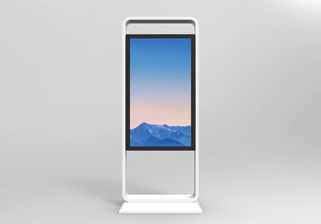Pameran Tampilkan Digital Signage Interaktif 55 Inch Wajah Ganda Dua ...